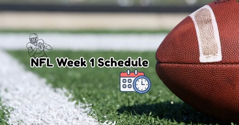 NFL Week 1 Schedule 2025: Start Time, Matchup & TV Channel